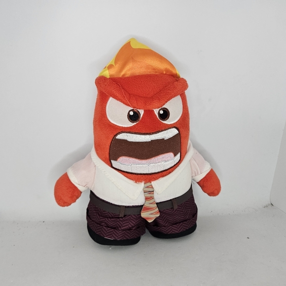 Disney | Toys | Inside Out Plush Talking Soft Anger 9 Inch Doll Disney ...
